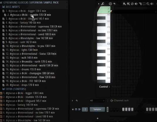 Aurora MIDI Kit – 100+ Premium Hip Hop MIDI Files – Vision Audio
